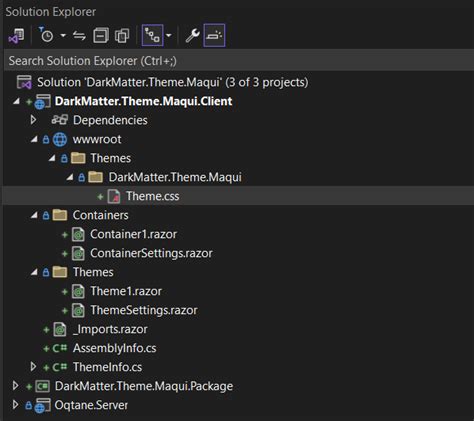Adding Style To Oqtane Themes By Mark Davis Marks Wiki