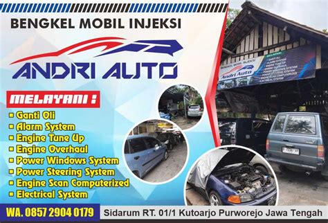 Andi Auto Bengkel Mobil Injeksi Purworejo Jawa Tengah Klik Online