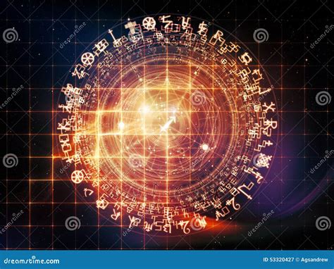 Visualization Of Sacred Geometry Stock Illustration Illustration Of