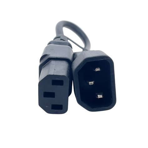 Iec Ac Extension Cable 20cm 6a 250v Ac • Ampon