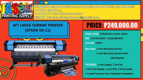 6ft Large Format Printer Computers And Tech Printers Scanners And Copiers On Carousell