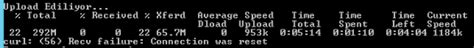 [server issue] transfer sh keeps closing connections while uploading