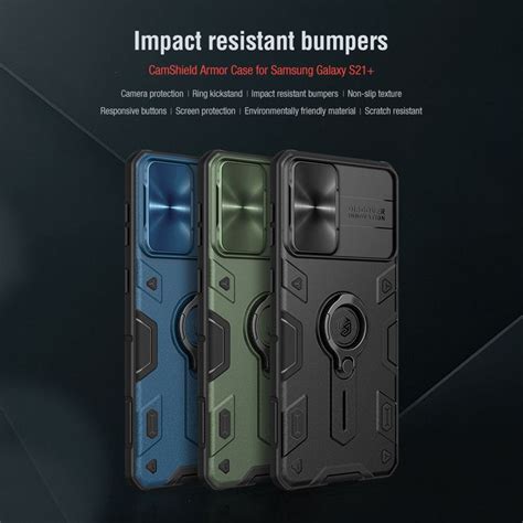 For Samsung Galaxy S21 Plus Ultra 5g Case Nillkin Camshield Armor