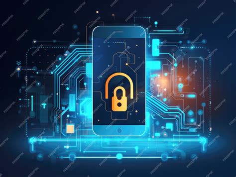 Generated Illustration Of Digital Security And Personal Data Concept