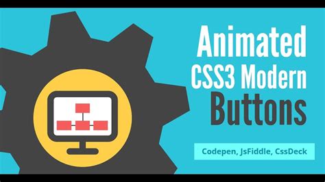 Animated CSS3 HTML Buttons Examples Codepen JsFiddle CssDeck YouTube
