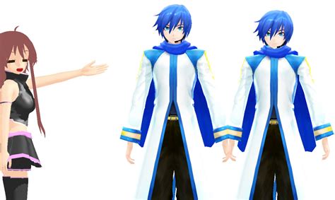 Mmd Project Diva Kaito New Ver And Old Ver By Shichi On Deviantart