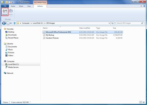 Mounting Iso Files In Windows 8 File