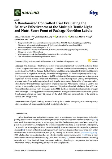 Pdf A Randomized Controlled Trial Evaluating The Relative