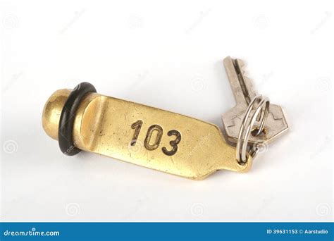 Llave Del Hotel Para El Sitio Imagen De Archivo Imagen De Tiro