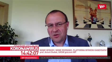 Koronawirus Wybory 2020 R Prof Antoni Dudek Borys Budka Jest Dziś W Poważnych Kłopotach