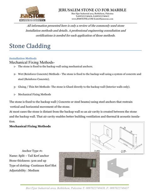 Pdf Stone Cladding Methods Jerusalem Stone Dokumen Tips