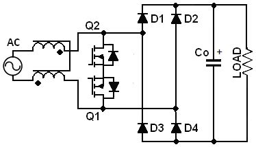 Bridgeless Power Factor Correction PFC Circuits