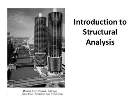 Theory 1 Lecture In Introduction To Structural Analysis