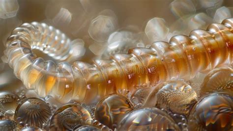 A Striking Image Of A Long Wormlike Egg With A Segmented Body And A