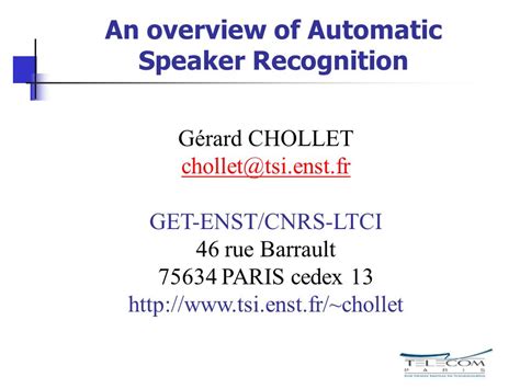 A Vector Quantization Approach To Speaker Recognition Ppt