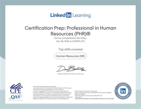 Alan Boby On Linkedin Certificate Of Completion