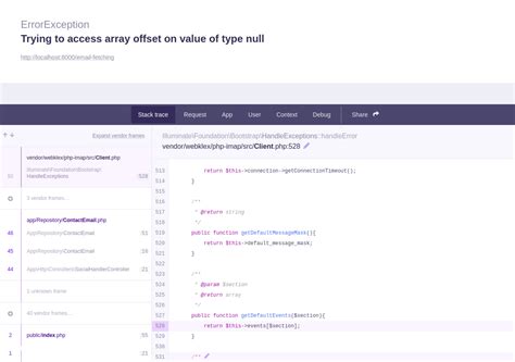 Laravel Imap V20 Not Working For Me · Issue 340 · Webklexlaravel Imap · Github