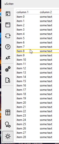 topic virtual list scrolling issue sciter