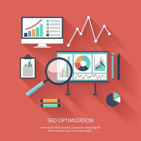 Seo Optimization Programming Process Stock Vector Image By ©robuart
