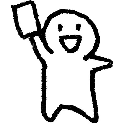 紙を持った人たち かわいいゆるい無料イラストてがきですのβ