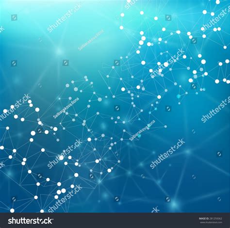 Connections Concept Vector Network Background Business Stock Vector Royalty Free 281259362