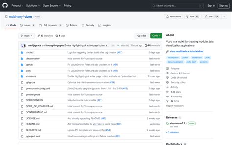 Vizro 一个用于创建模块化数据可视化应用程序的工具包