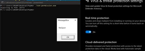 how to bypass windows defender ret2pwn