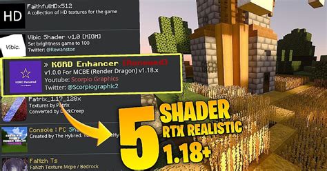 top 5 shader non render dragon terbaik 1 18 support all device