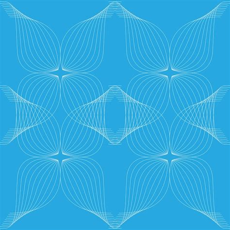 Premium Vector Blue Background Seamless Pattern Vector