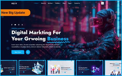 Flex It Business Services It Solutions Multipurpose Html