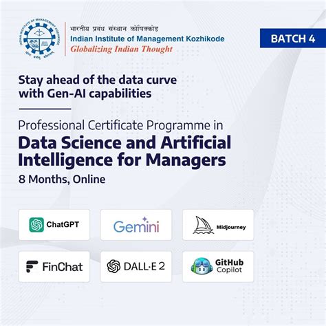 iim kozhikode s data science and artificial intelligence programme on