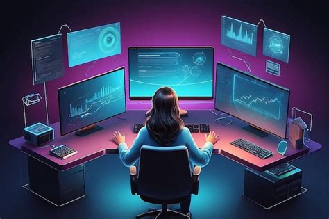 Premium Ai Image Programming Concept Illustration