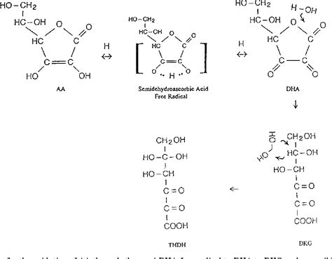 Figure 2 From Ascorbic Acid Oxidation By Hydrogen Peroxide Semantic