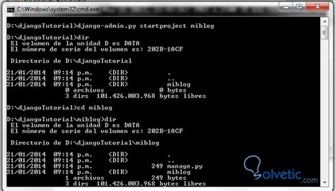 Django Primeros Pasos Parte Solvetic