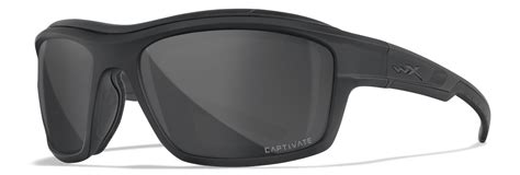 Wiley X Wx Ozone Captivate Polarized Grey Lensesmatte Grey Frame Ccozn08 Blue Collar Optics