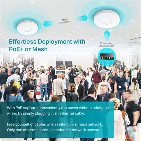 Tp Link EAP HD AX Wireless Dual Band Multi Gigabit Ceiling Mount Access Point At