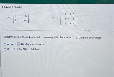 Solved Find AC if possible ₁ A C O A Chegg