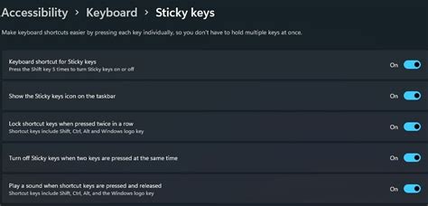 5 Ways To Turn Sticky Keys On Or Off On Windows 11