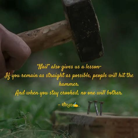 Hammer And Nail Quote