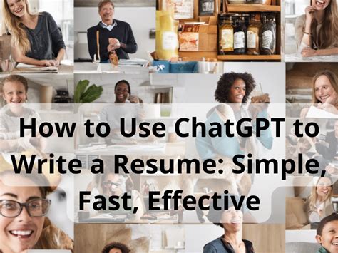 How To Use ChatGPT To Write A Resume Simple Fast Effective Learn Chat GPT Beginner