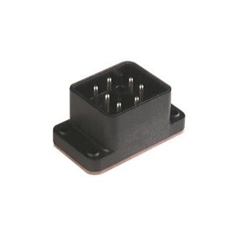 Hirschmann 932478100 Go 610 Fa M Go Series Power Receptacle Connector Male Front Mount With