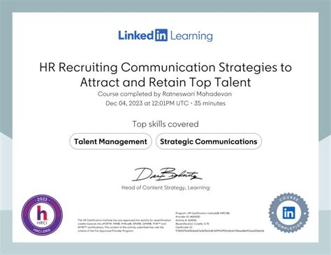 Ratneswari Mahadevan On Linkedin Certificate Of Completion