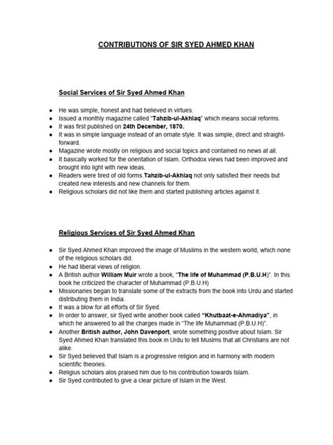 Sir Syed Ahmed Khan Pdf Abrahamic Religions