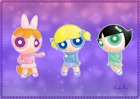 Powerpuff Girls With Cute Clothes By Hamtaroso On Newgrounds
