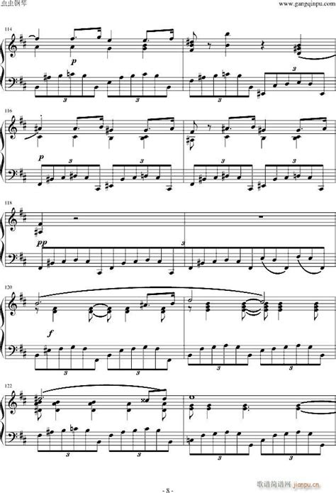 B大调夜曲 歌谱简谱网