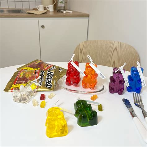 디뮤어 Demure 감성있는선물 디뮤어 베어 젤리 캔들 2개선물포장향초 선물 불멍 인테리어 소품 위시버킷