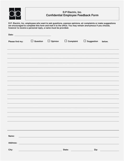 Form Samples Word Employee Suggestion Template Lovely Pertaining To
