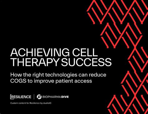 Strategies For Achieving Cell Therapy Success And Cutting Cogs Free Playbook
