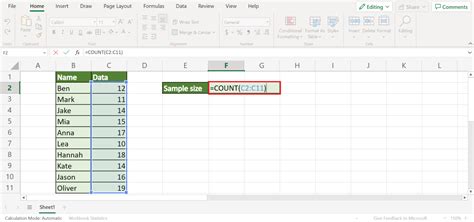 How To Calculate Sample Size In Excel Sheetaki