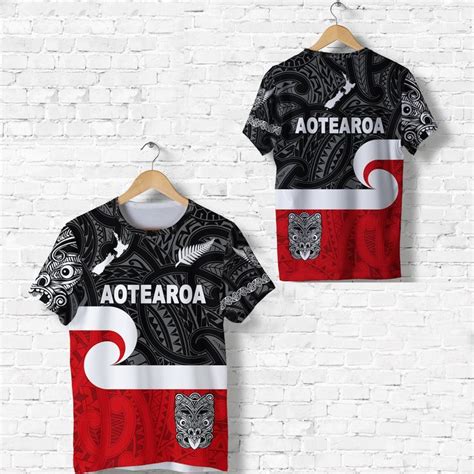 AIO Pride Maori Aotearoa Haka T Shirt New Zealand Simple AIO Pride